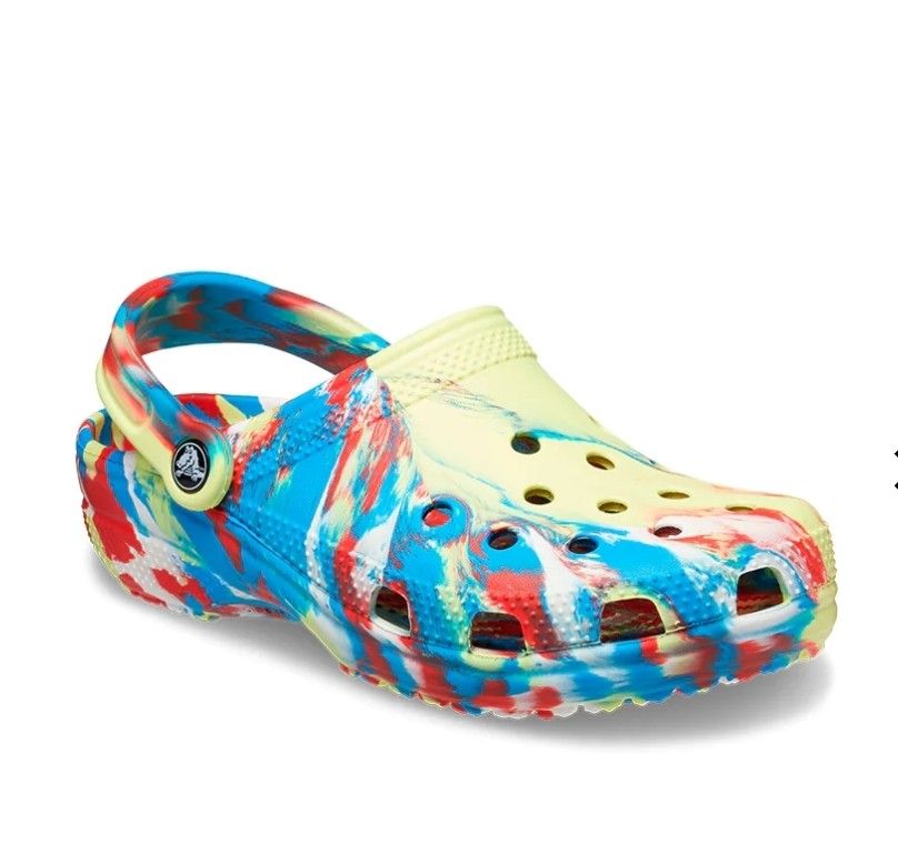 Crocs Clog Marble Multi Colored on Carousell