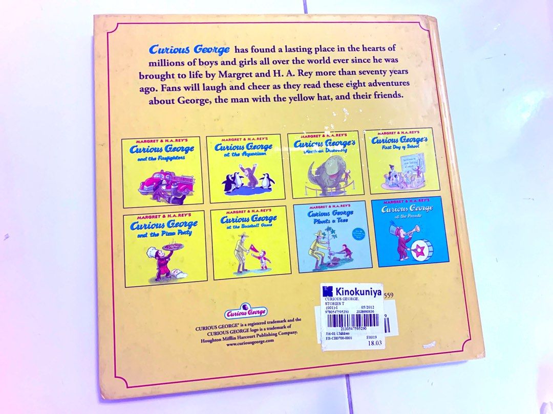 Curious George: Stories to share (8 stories included), Hobbies & Toys ...
