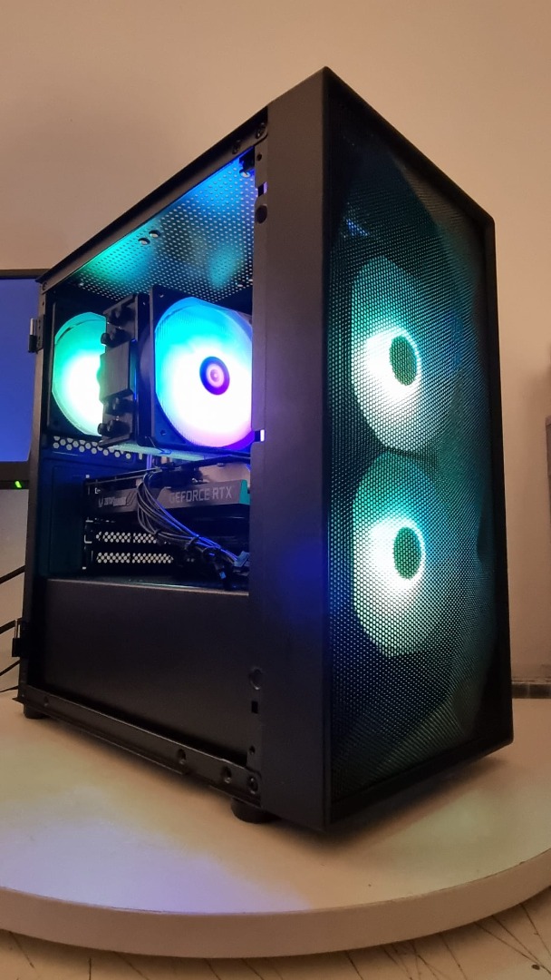 Customizable HIGH Mid Tier Gaming PC AMD Ryzen 5 7600 + RTX 3060 Ti RGB ...
