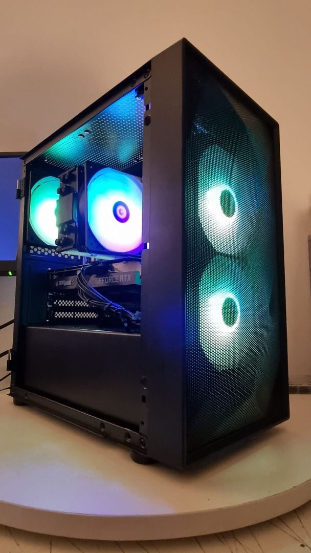 Customizable HIGH Mid Tier Gaming PC AMD Ryzen 5 7600 + RTX 3060 Ti RGB ...