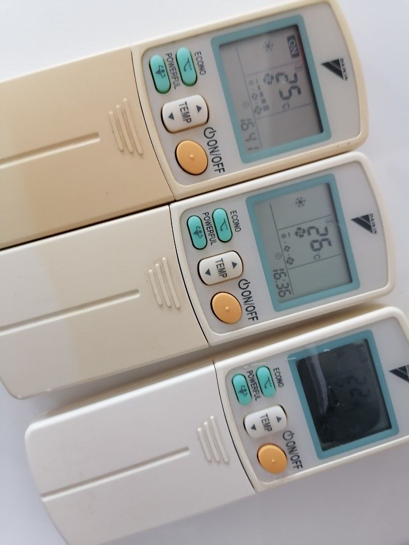 Daikin controller working, TV & Home Appliances, Air Conditioners ...