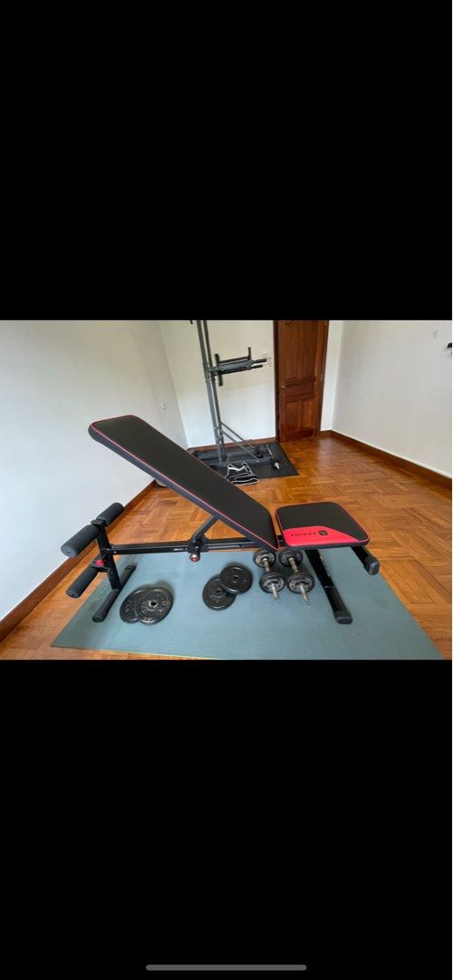 Decathlon Workout bench, Sports Equipment, Exercise & Fitness, Cardio ...