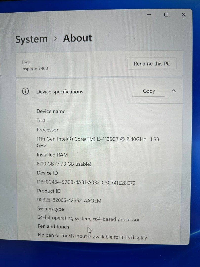 Dell Inspiron i5 7000 14.5 inch, Computers & Tech, Laptops & Notebooks ...
