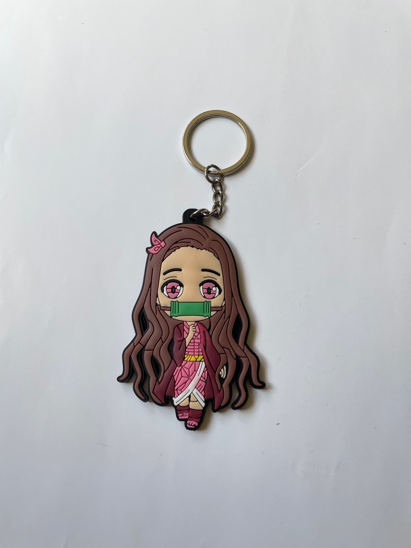 Demon Slayer Nezuko Keychain, Hobbies & Toys, Toys & Games on Carousell
