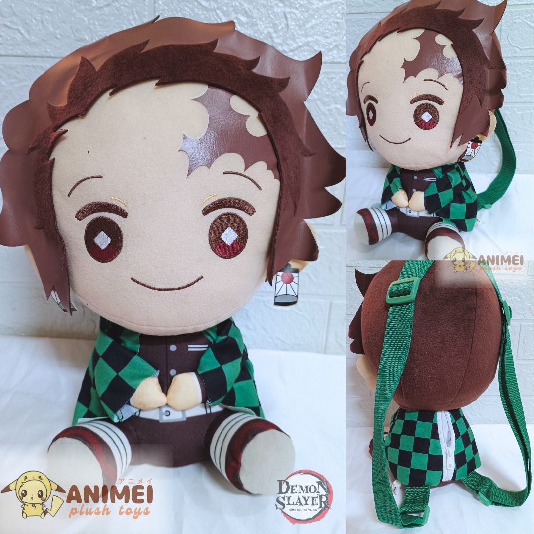 Demon Slayer Tanjiro Kamado Backpack 35cm, Hobbies & Toys, Toys & Games ...