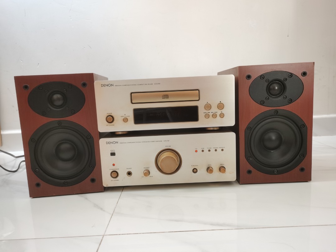 DENON MINI HIFI STEREO AMPLIFIER UPA-F07, 音響器材, Soundbar、揚聲器、藍牙喇叭、耳擴 ...