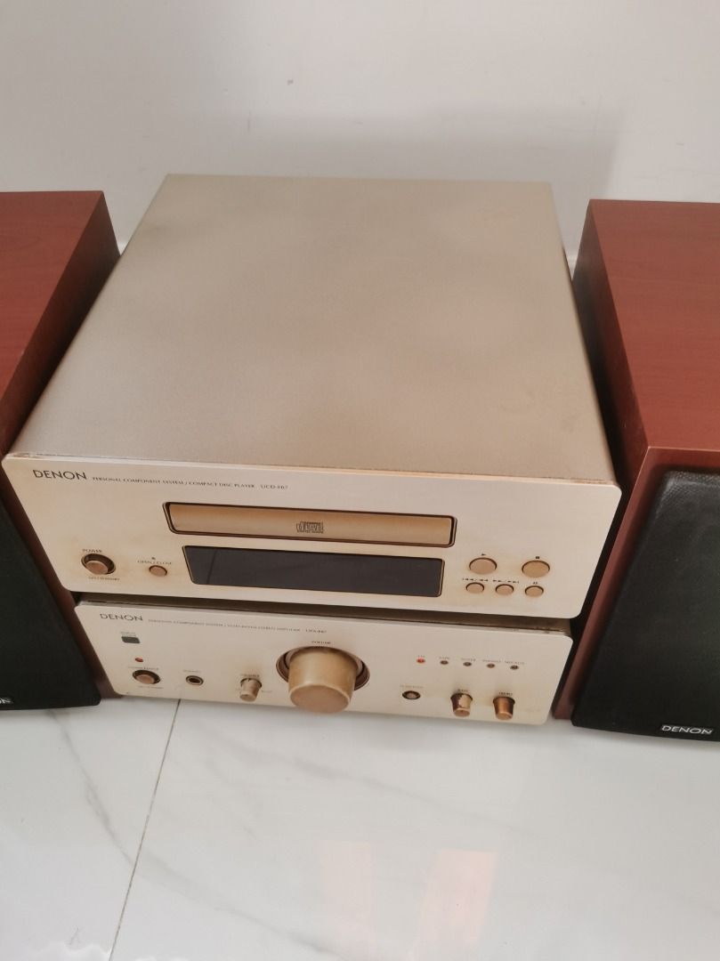 DENON MINI HIFI STEREO AMPLIFIER UPA-F07, 音響器材, Soundbar、揚聲器、藍牙喇叭、耳擴 ...