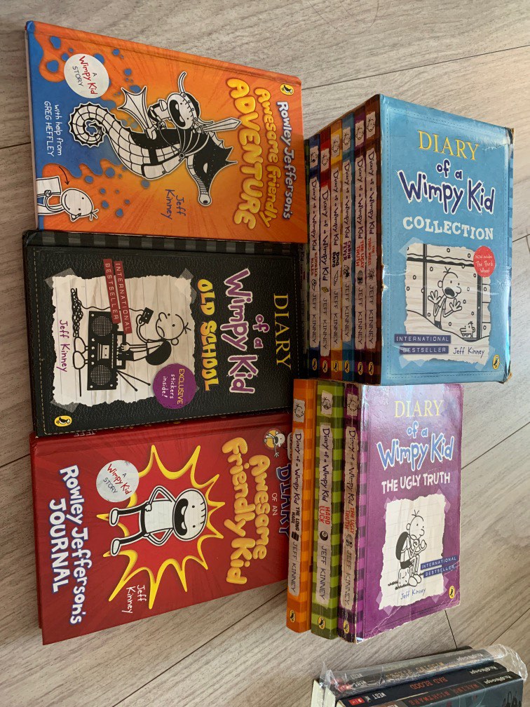 Diary of a Whimpy Kid series, Hobbies & Toys, Books & Magazines ...