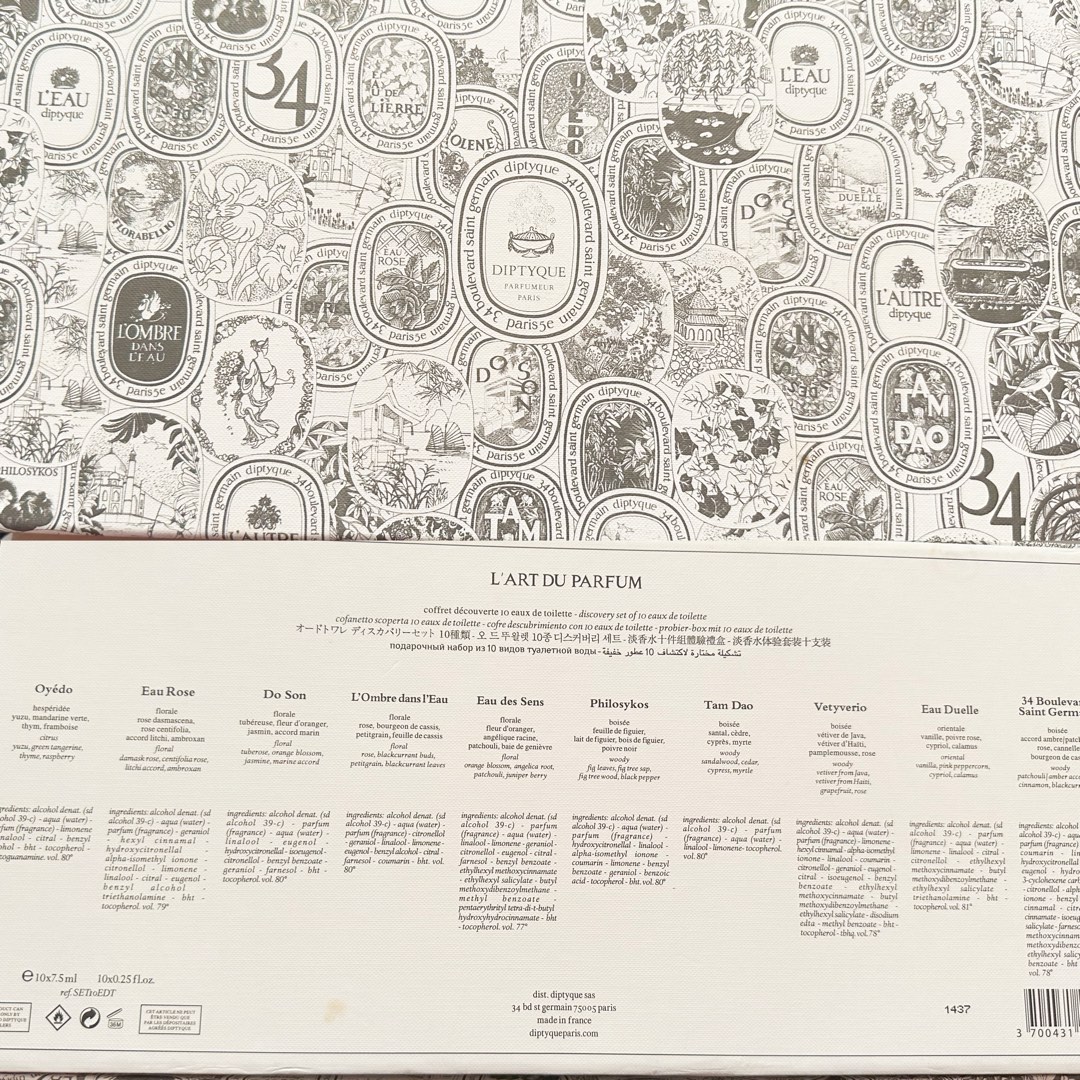 Diptyque Scent Kit, Beauty & Personal Care, Fragrance & Deodorants on ...