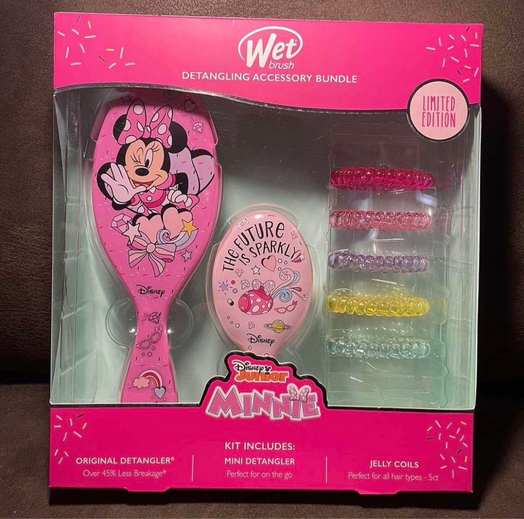 Disney Junior Minnie Wet Brush Set, Beauty & Personal Care, Hair on ...