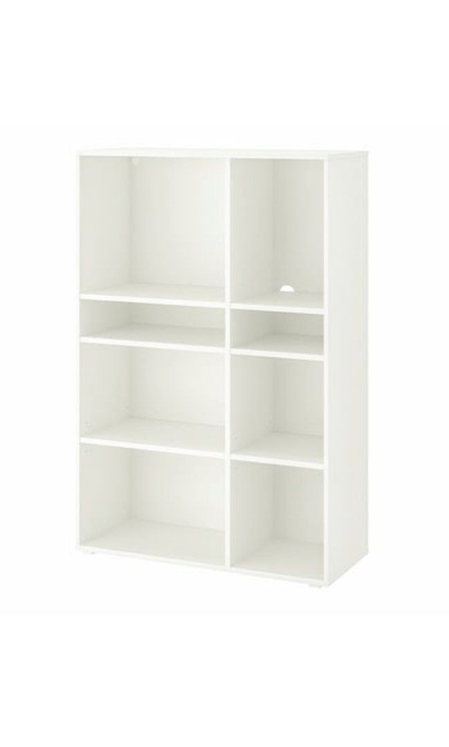 Display cabinet bookcase living room shelves Malm Brimnes Hemnes Nordli ...
