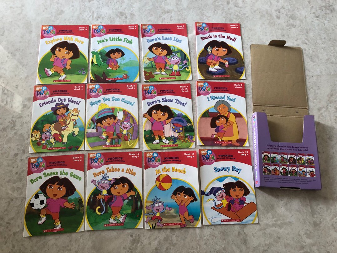 Dora The Explorer Phonics Program Pack 1, Hobbies & Toys, Books ...