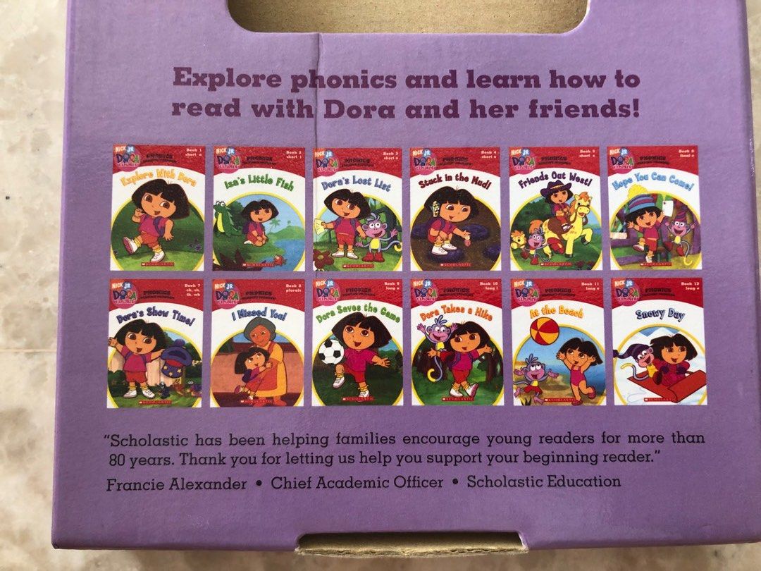 Dora The Explorer Phonics Program Pack 1, Hobbies & Toys, Books ...