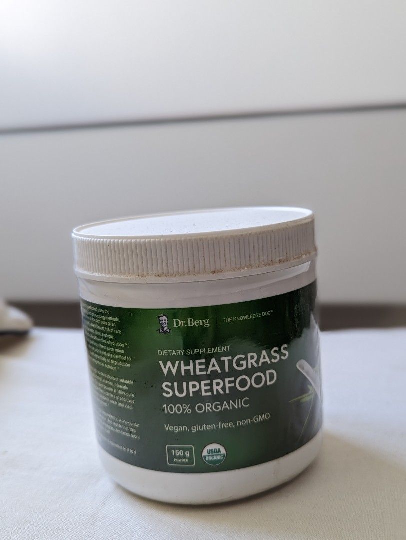 Dr Berg Wheatgrass Superfood, Health & Nutrition, Health Supplements ...