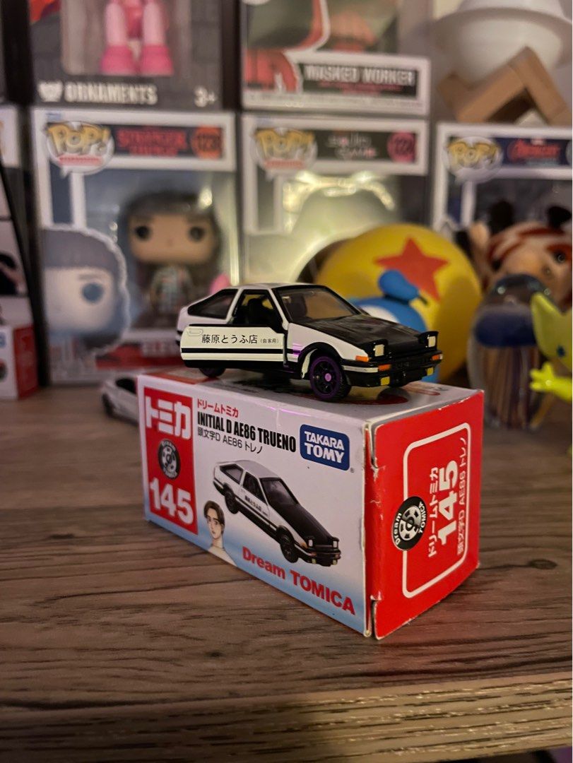 Dream Tomica Initial D AE86 Trueno, Hobbies & Toys, Toys & Games on ...