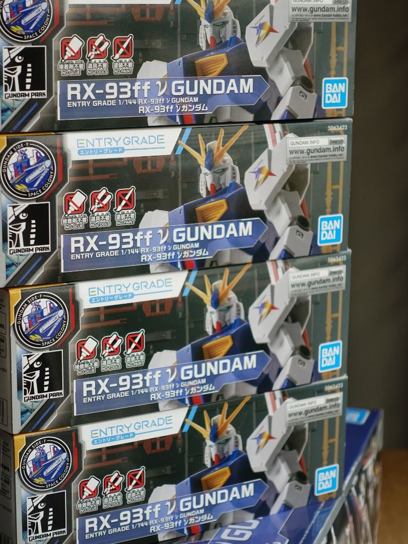EG 1/144 RX-93FF NU Gundam, Hobbies & Toys, Toys & Games on Carousell