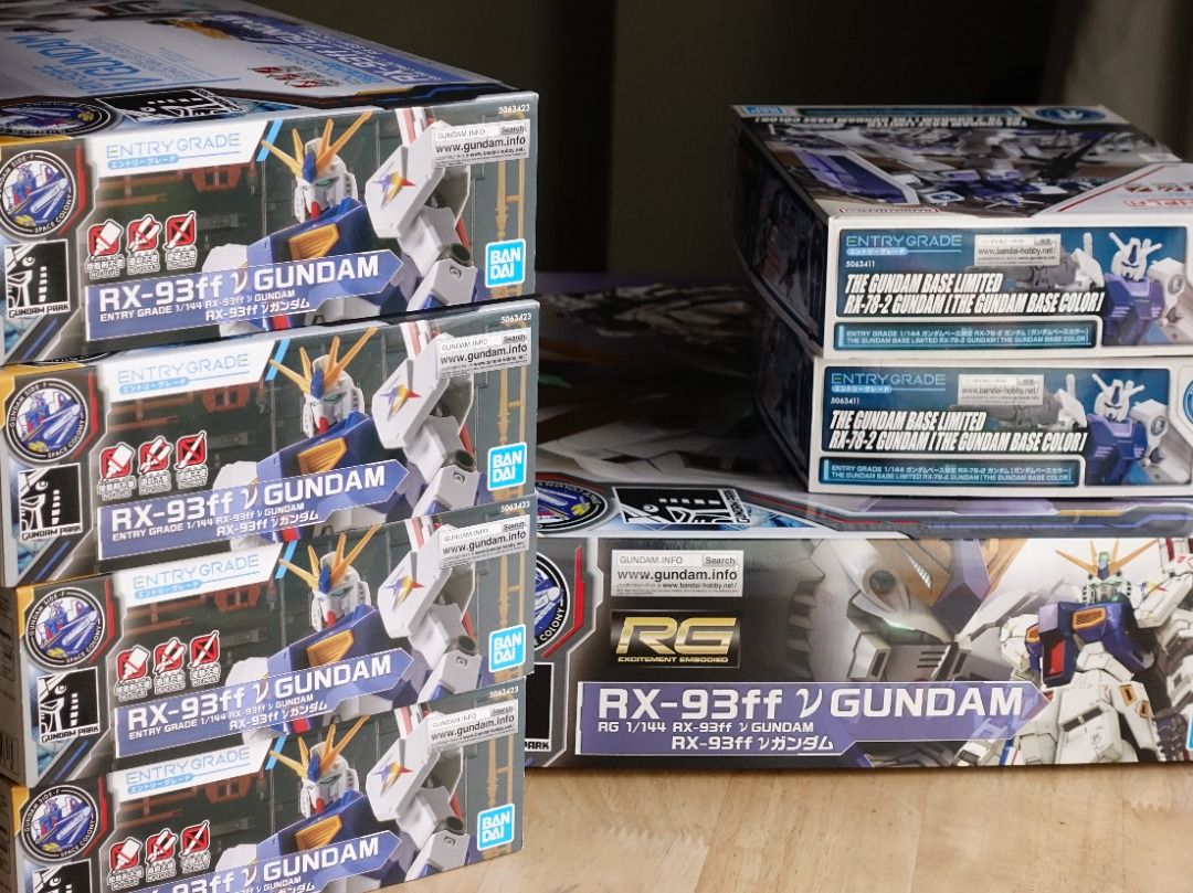 EG 1/144 RX-93FF NU Gundam, Hobbies & Toys, Toys & Games on Carousell