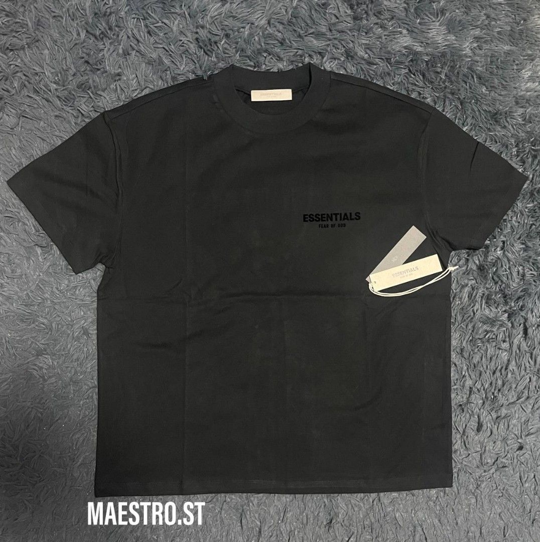 ESSENTIAL SS22 BLACK LIMO, Men's Fashion, Tops & Sets, Tshirts & Polo ...