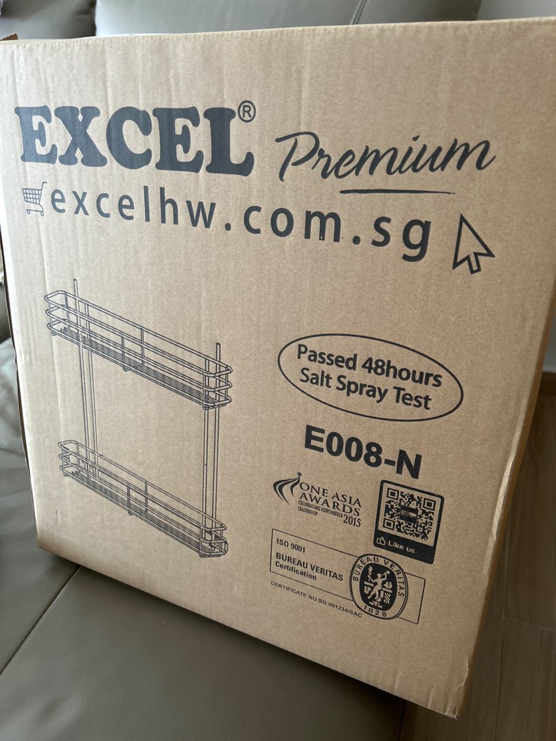 EXCEL premium 2 tier multifunction drawer basket, Furniture & Home ...