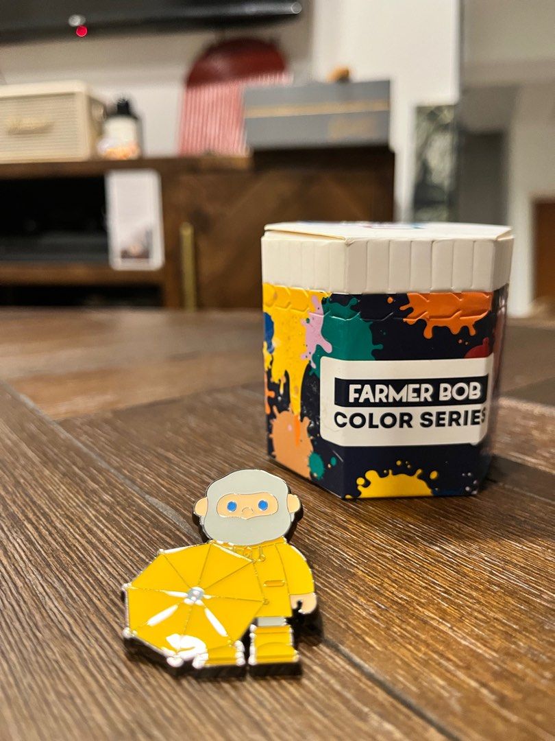 Farmer Bob Pins and Badges from Colour and Island Series - Yellow ...