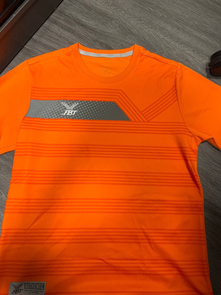 FBT Orange drifit, Men's Fashion, Tops & Sets, Tshirts & Polo Shirts on ...