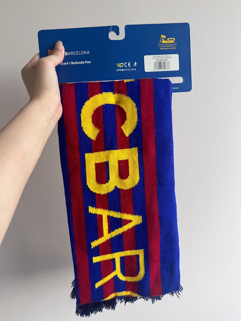 Fc Barcelona Scarf, Men's Fashion, Watches & Accessories, Scarves on ...