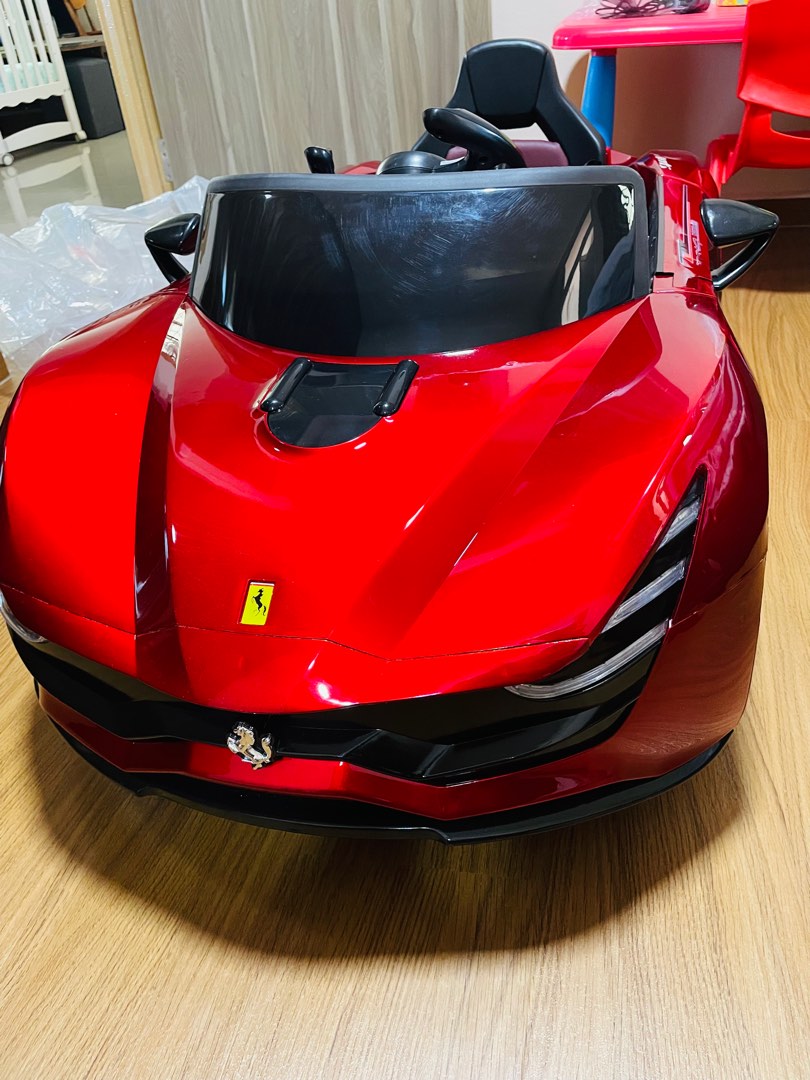 Ferrari car for kids, Babies & Kids, Infant Playtime on Carousell