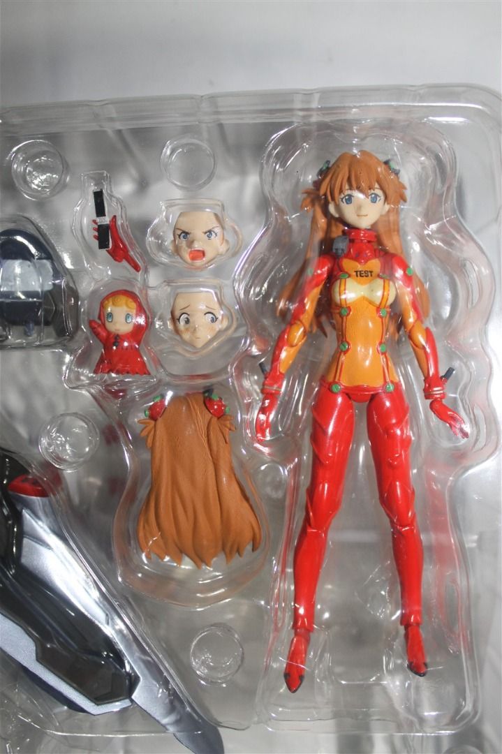Figma Evangelion Set: 79 Mari Illustrious Makinami, 84 Shikinami Asuka ...
