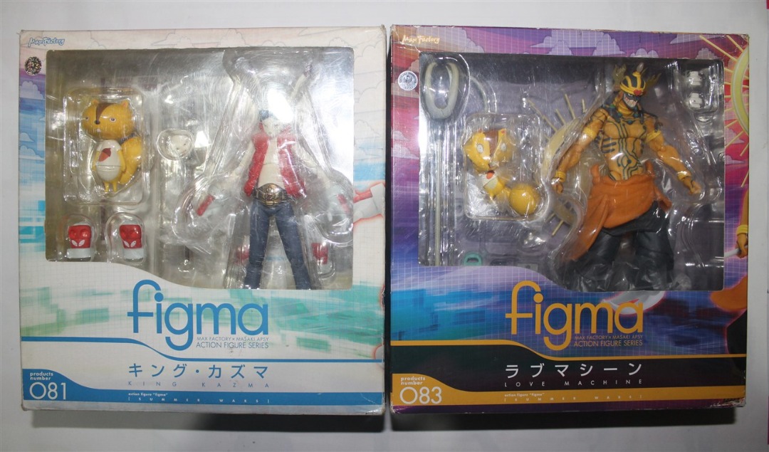 Figma Summer Wars set 81 King Kazma and 83 Love Machine, Hobbies & Toys, Toys & Games on Carousell