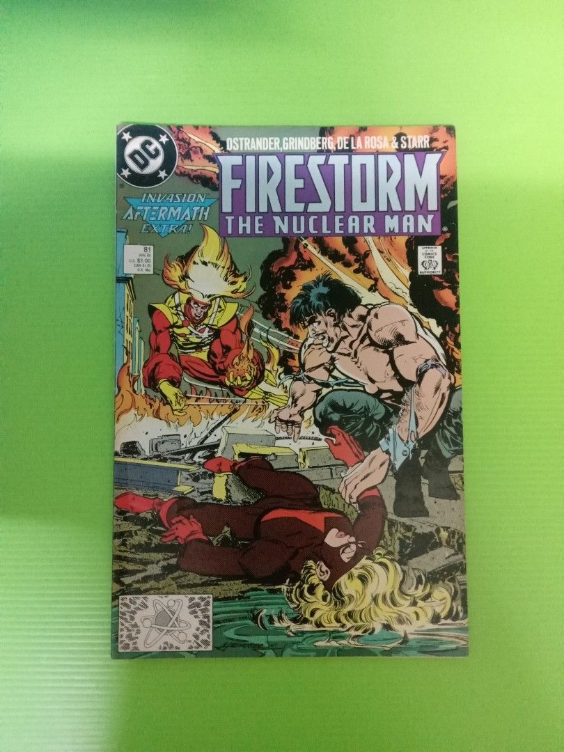 Firestorm, The Nuclear Man #81 ( Tom Grindberg - Cover Art ) DC Copper ...