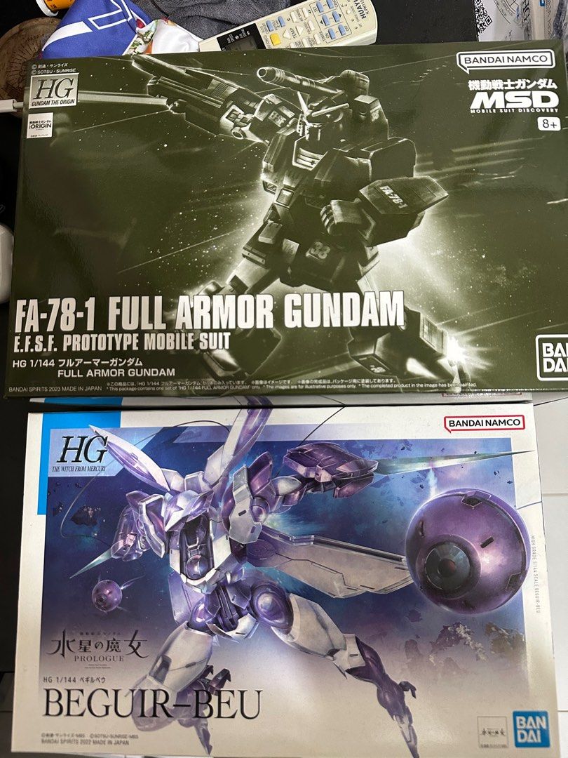 RG DESTINY IMPULSE / FM FULL MECHANICS AERIAL GUNDAM / HG FULL ARMOR ...