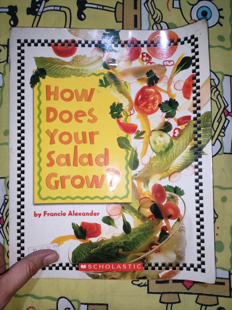 For Sale How Does Your Salad Grow? Book for Kids on Carousell