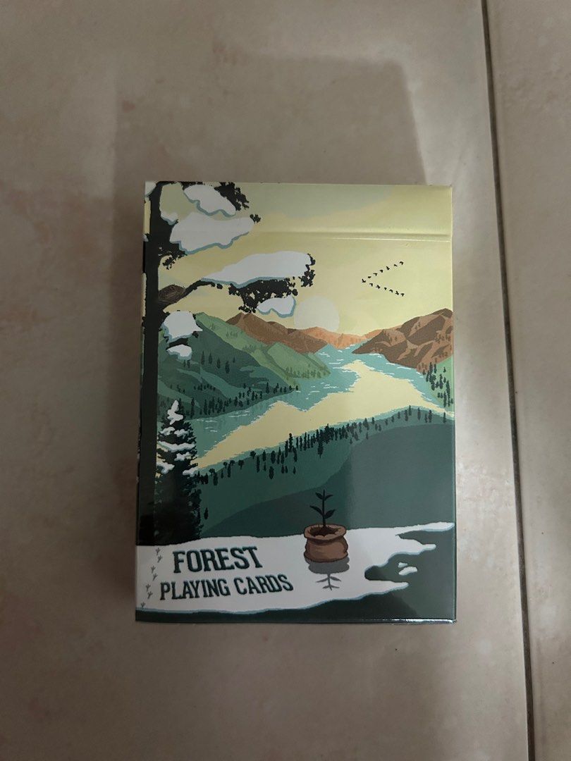 forest playing cards, Hobbies & Toys, Toys & Games on Carousell