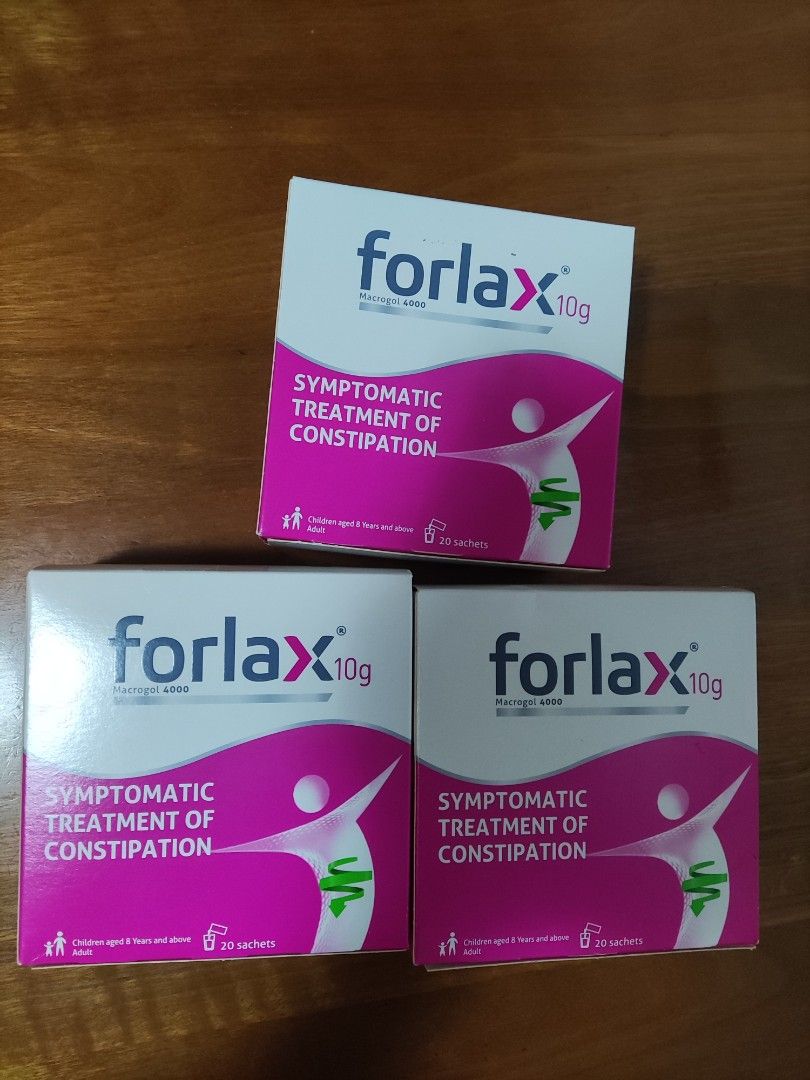 Forlax for constipation, Health & Nutrition, Medical Supplies & Tools ...
