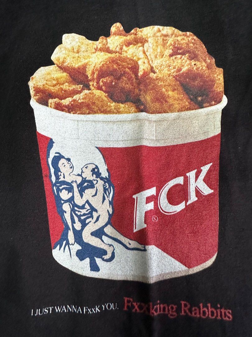 FR2 Fxxking Rabbit x Champion x KFC Tee, Men's Fashion, Tops & Sets ...