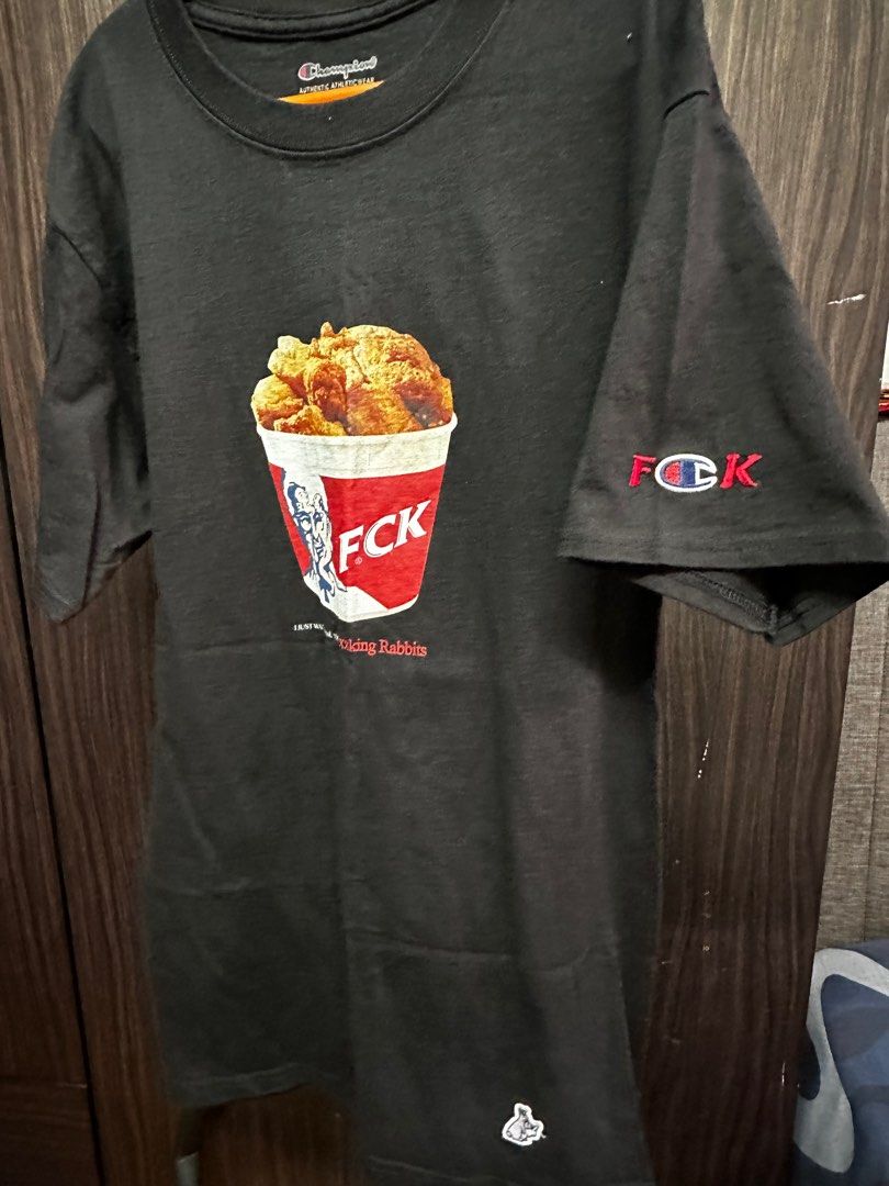 FR2 Fxxking Rabbit x Champion x KFC Tee, Men's Fashion, Tops & Sets ...