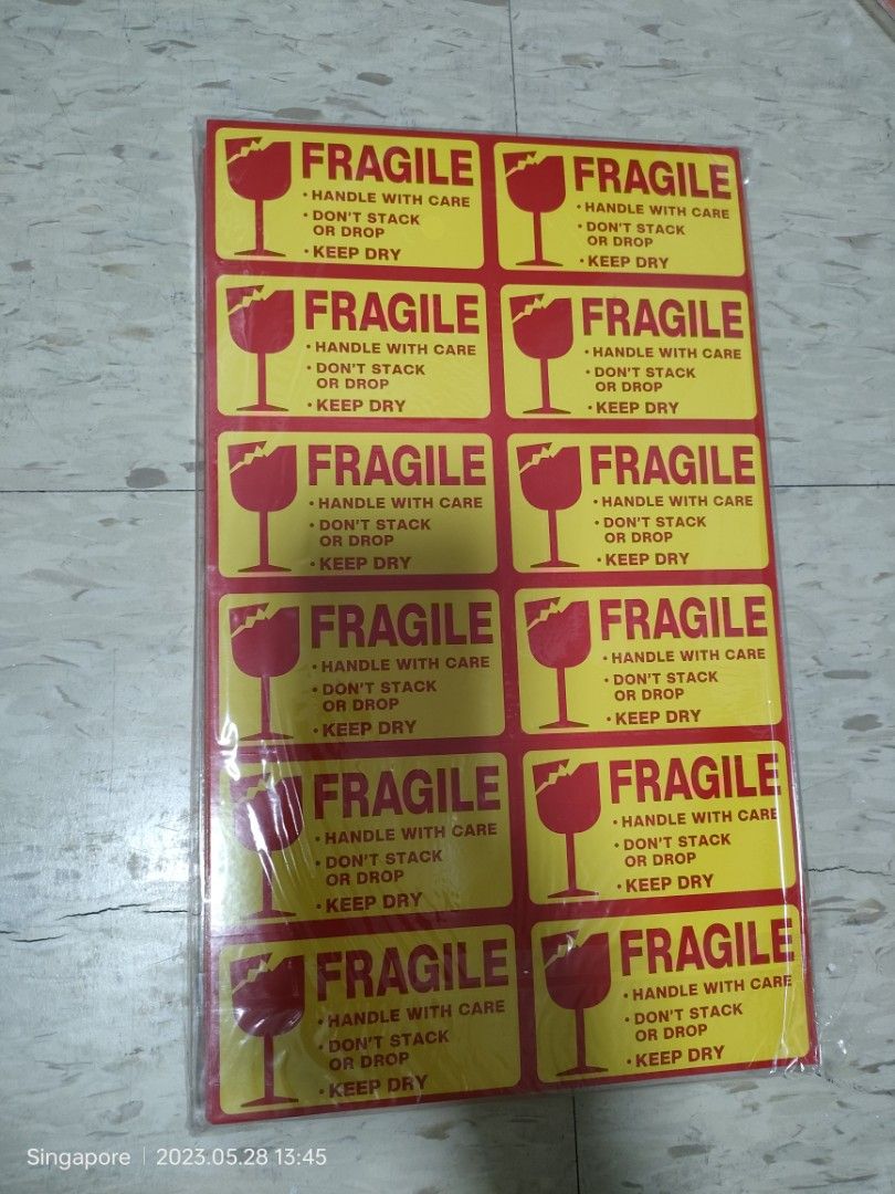 Fragile Sticker, Computers & Tech, Office & Business Technology on ...