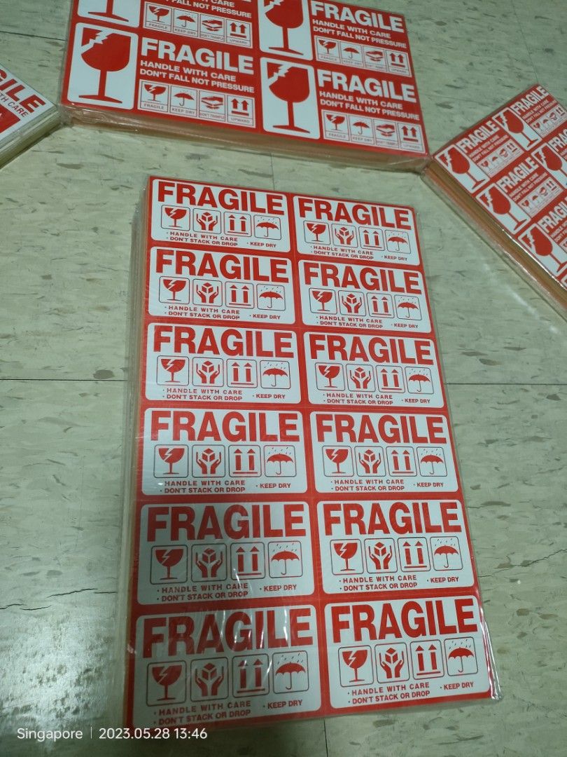Fragile Sticker, Computers & Tech, Office & Business Technology on ...
