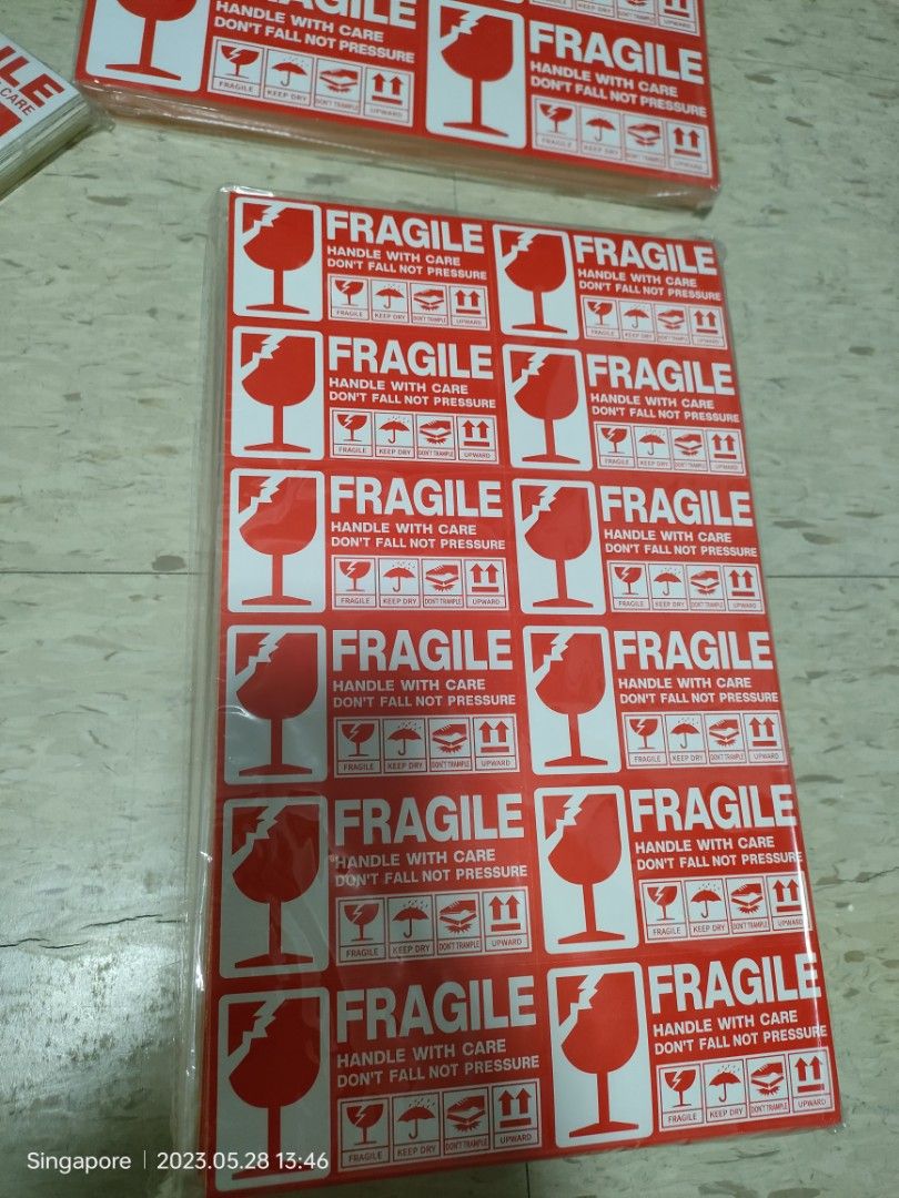 Fragile Sticker, Computers & Tech, Office & Business Technology on ...