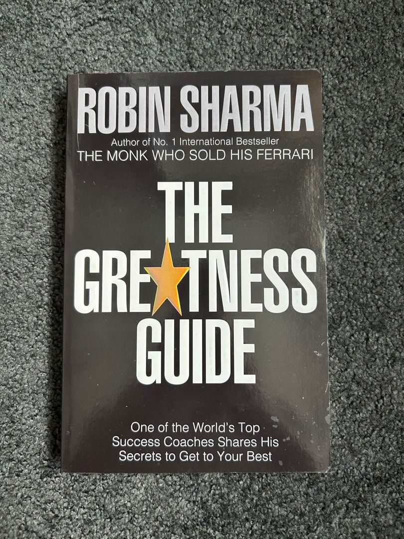 (FREE SHIPPING) The Greatness Guide Non-Fiction Book by Robin Sharma ...