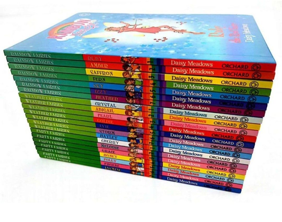 Full set of 21 Rainbow Magic fiction books, Hobbies & Toys, Books ...