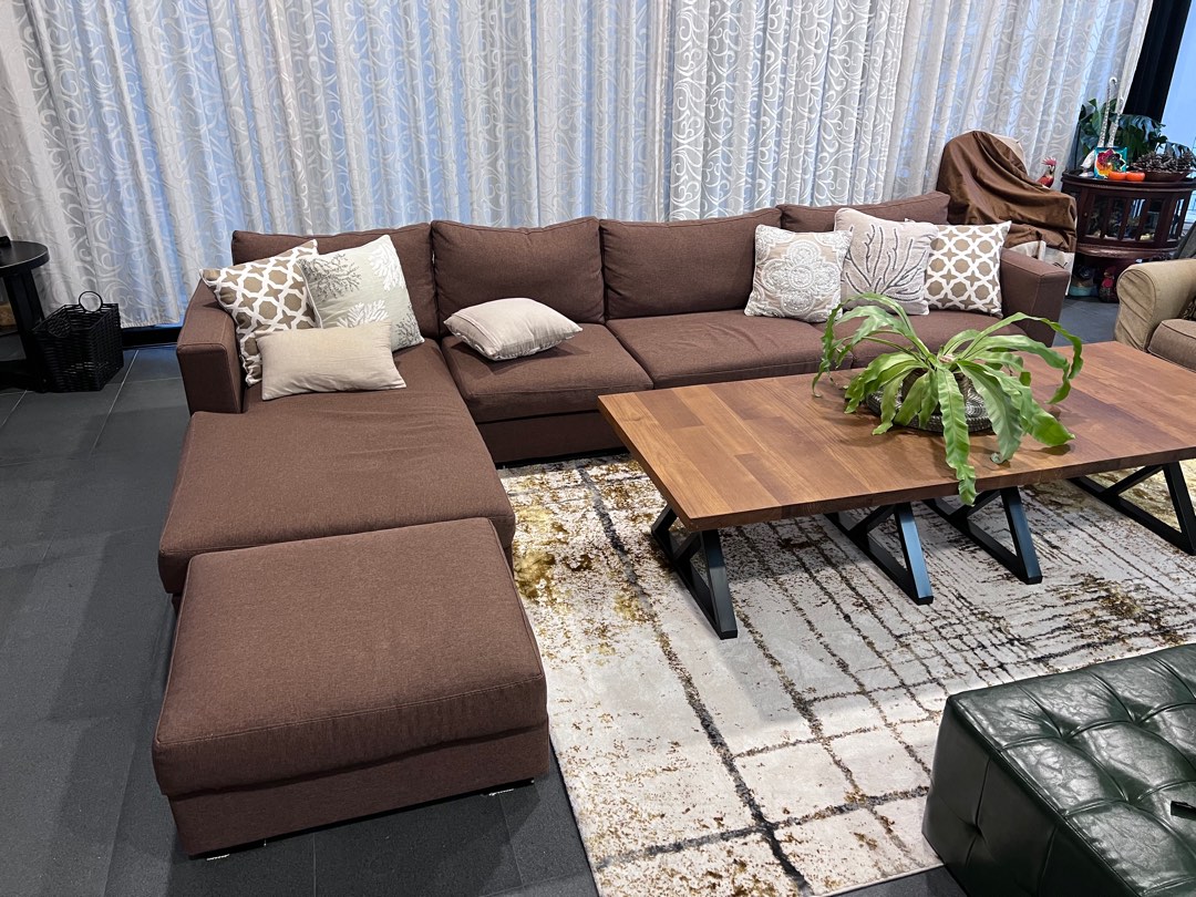 Full Sofa Set (5 seater), Furniture & Home Living, Furniture, Sofas on ...