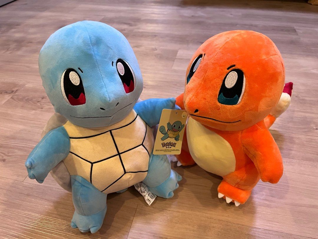 Fun claw Pikachu Charmander Squitle Bulbasaur Pokemon soft toy, Hobbies ...