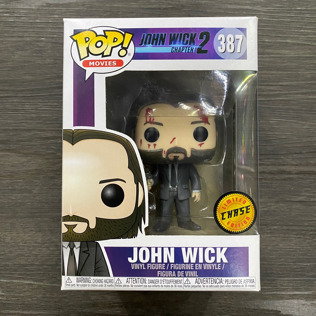 Funko Pop Movies #387: John Wick Chapter 2 - John Wick (Bloody) (Chase ...