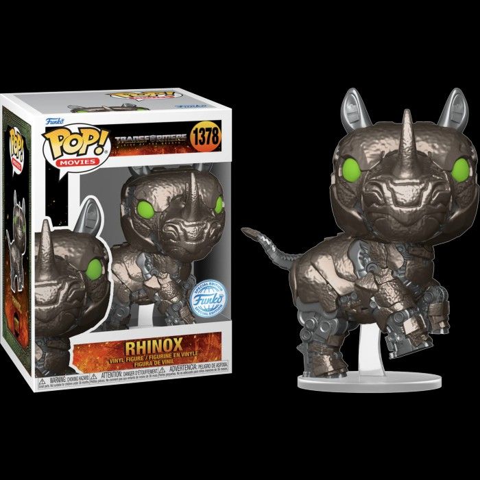 Funko Pop! Movies: Transformers: Rise of the Beasts - Rhinox #1378 ...
