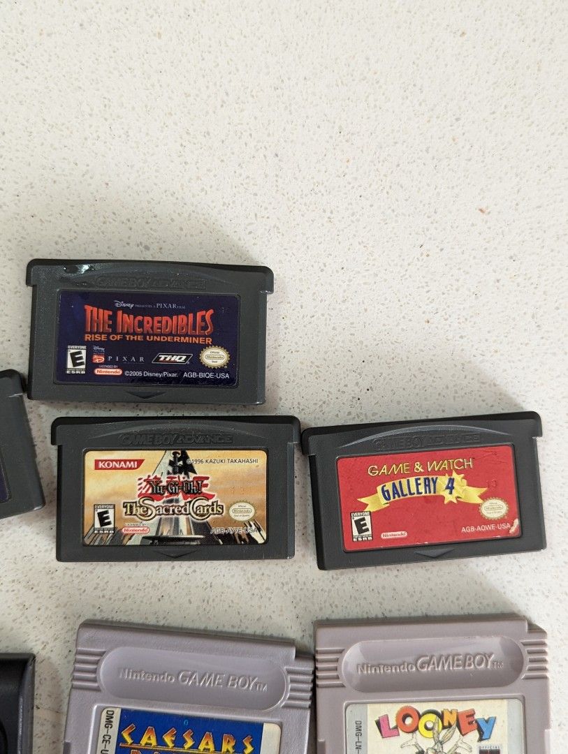 Gameboy Cartridges Nintendo advanced action replay dsi DS bug bunny 2 ...