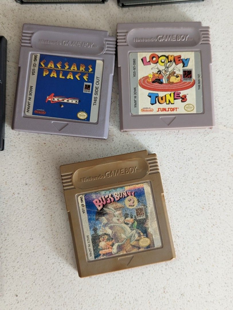 Gameboy Cartridges Nintendo advanced action replay dsi DS bug bunny 2 ...