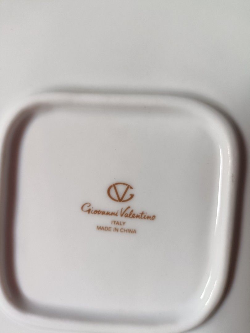 Giovanni Valentino Italy Cake Plate (square) on Carousell