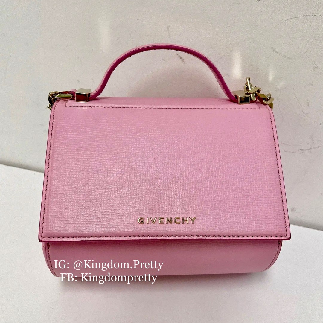 Givenchy Pandora Box Top Handle Chain Strap Flap Closure Pink Pre-order ...
