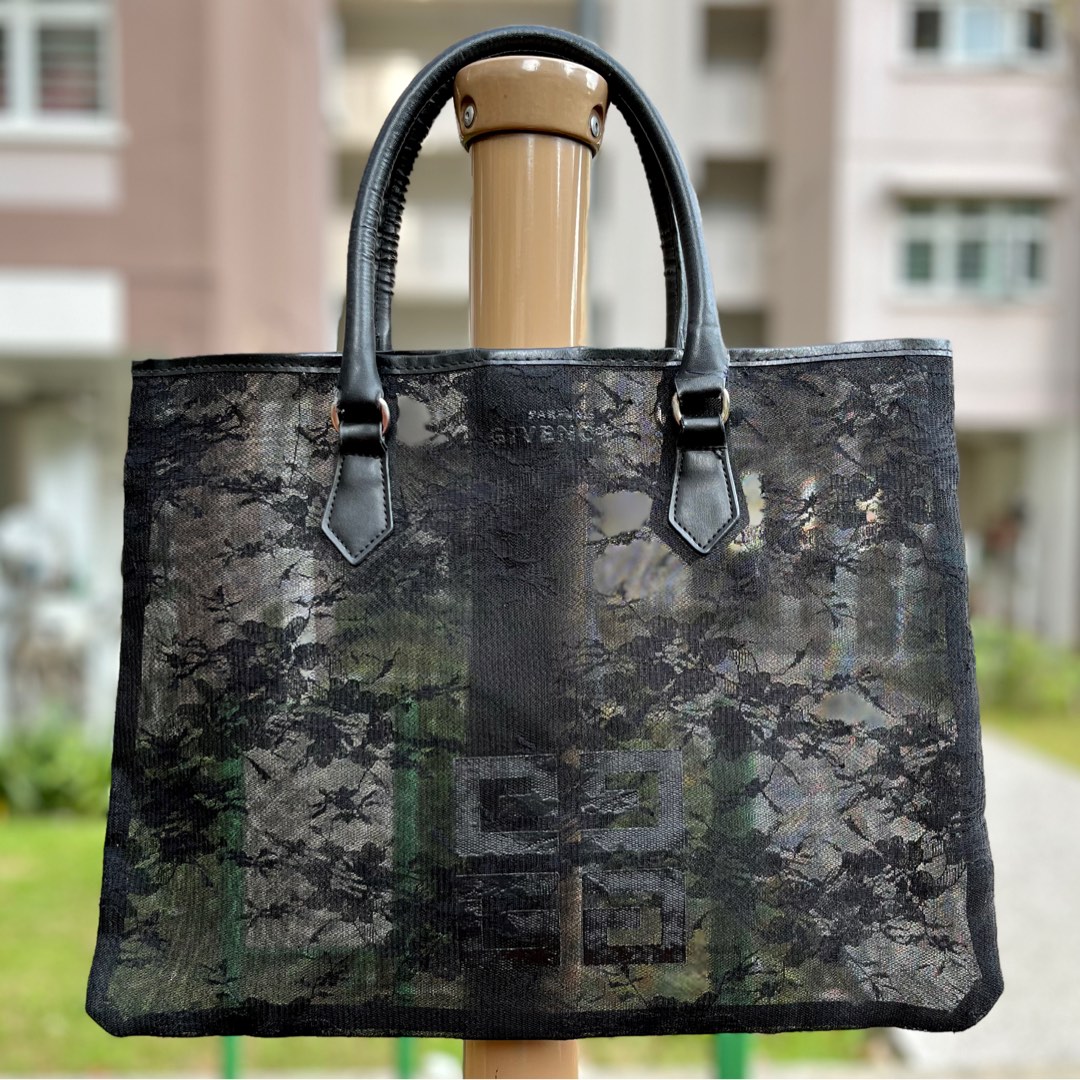 Givenchy Parfum Lace Tote Bag, Women's Fashion, Bags & Wallets ...